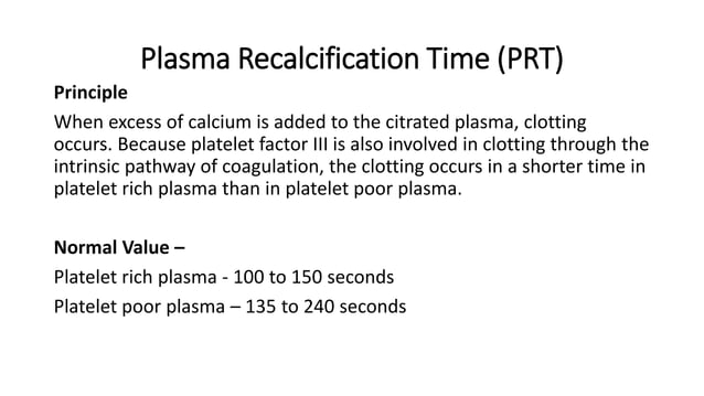 Coagulation profile | PPTX | Blood Disorders | Diseases and Conditions