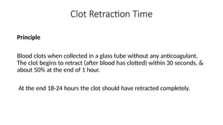 coagulation profile (2).pptx OF MICROBIOLOGY | PPTX