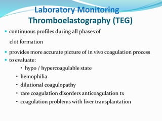 Coagulation profile | PPTX