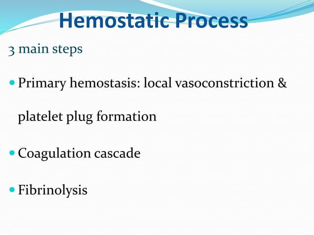 Coagulation profile | PPTX | Blood Disorders | Diseases and Conditions