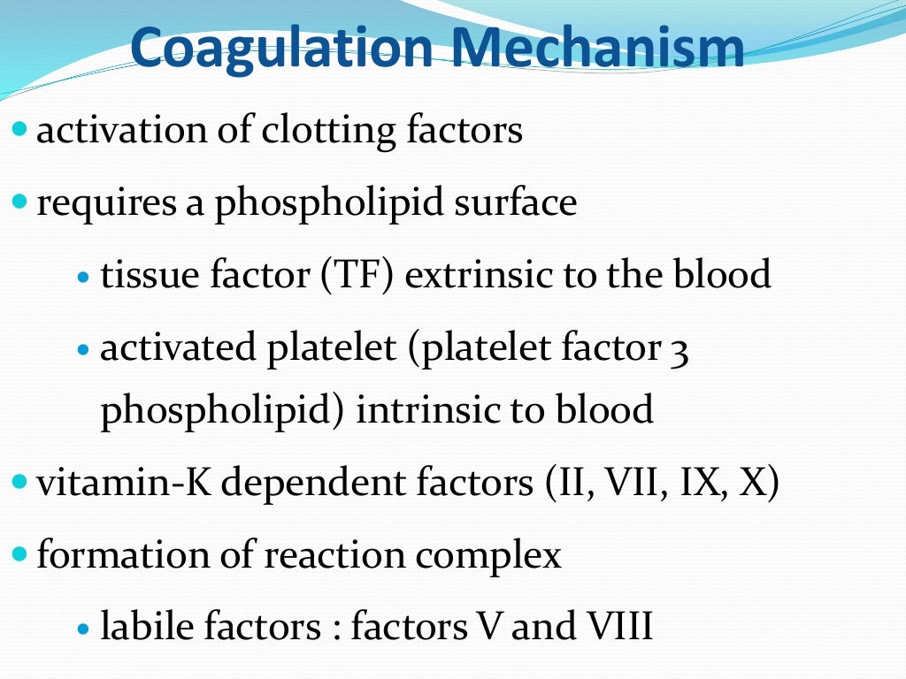 Coagulation Profile