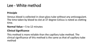 Coagulation profile final by Pandian M | PPTX