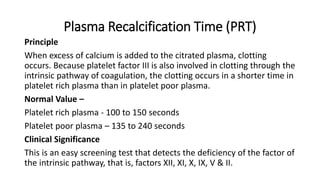 Coagulation profile final by Pandian M | PPTX
