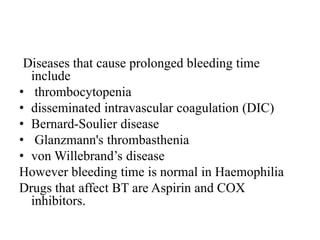 Coagulaton profile | PPTX | Blood Disorders | Diseases and Conditions