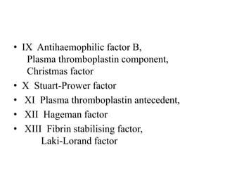 Coagulaton profile | PPTX | Blood Disorders | Diseases and Conditions