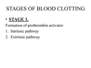 Coagulaton profile | PPTX | Blood Disorders | Diseases and Conditions