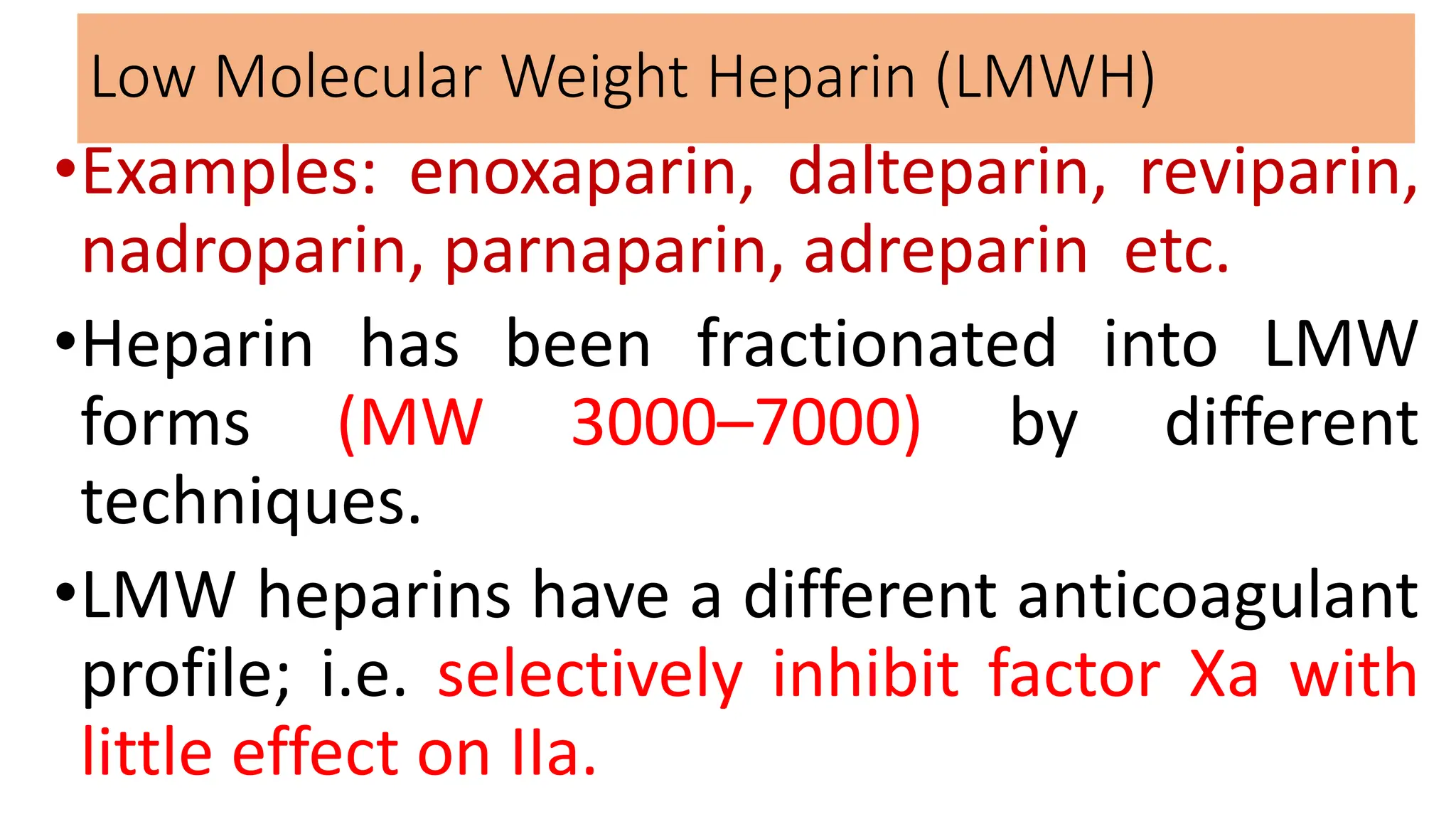 Coagulats and anticoagulants pharmacology | PDF