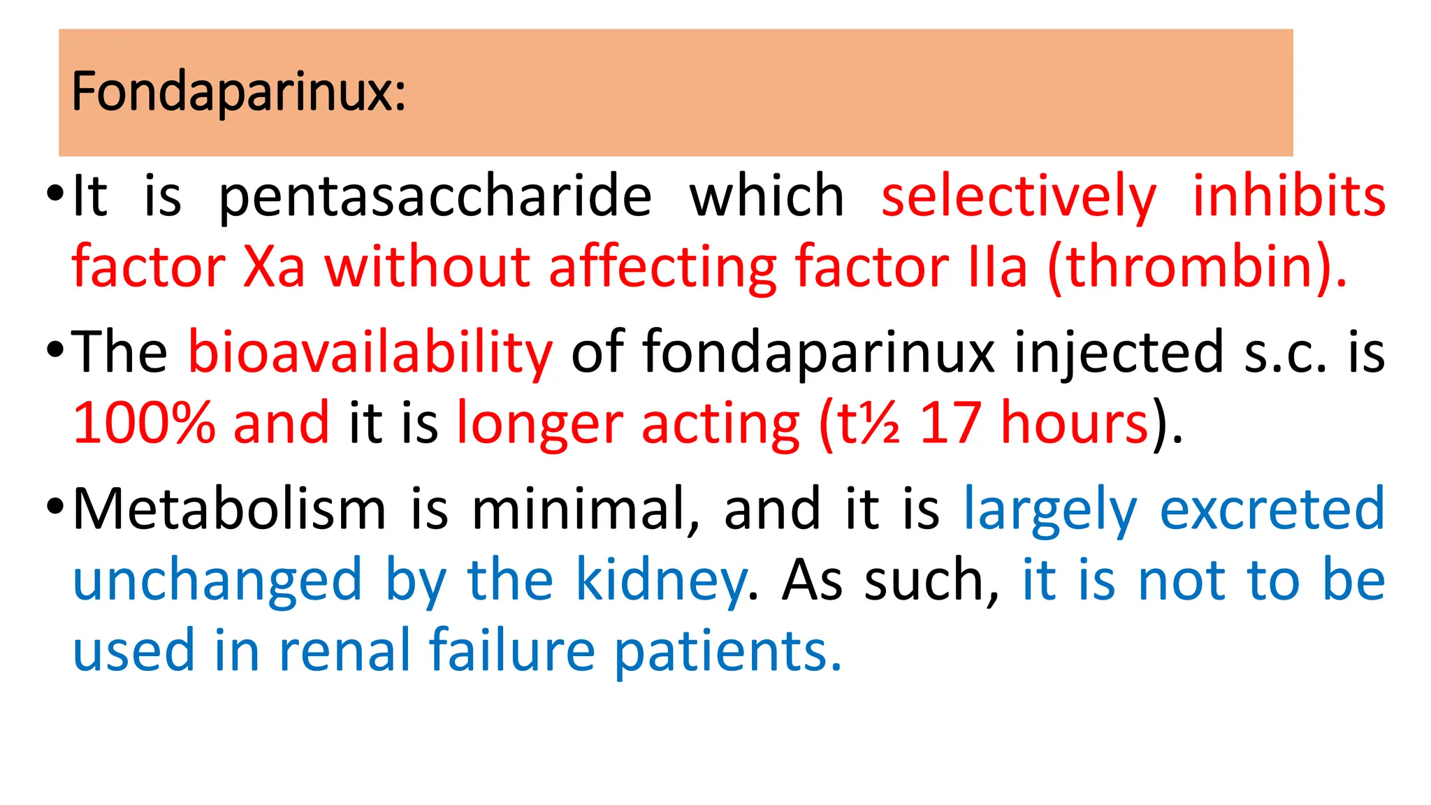 Coagulats and anticoagulants pharmacology | PDF