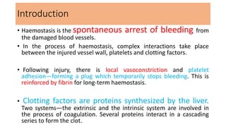 Coagulats and anticoagulants pharmacology | PDF