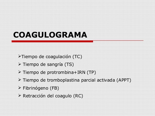Coagulograma: Qué Es, Valores Normales Y Para Qué Sirve – MRFBK