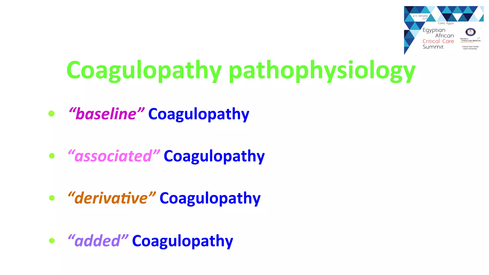 Coagulopathy in trauma patients | PDF