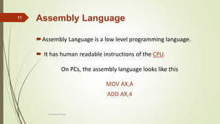 COAL-1 assembly language programming.pptx