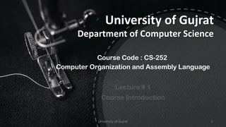 Computer Organization and assembly language | PPTX | Programming Languages | Computing