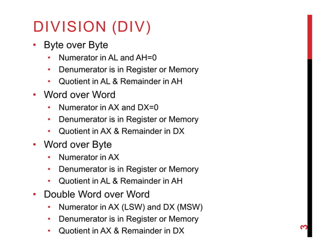 Coal 17 - arithematic operation in Assembly Programming | PDF | Programming Languages | Computing