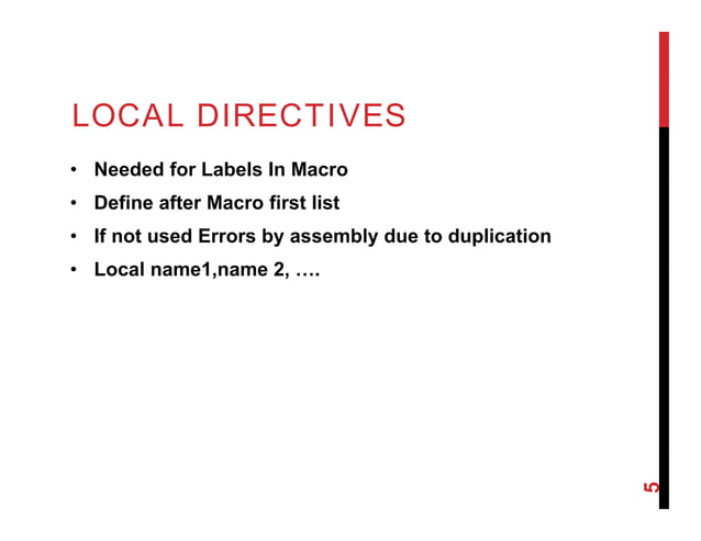 Coal 21- macro in Assembly Programming | PDF