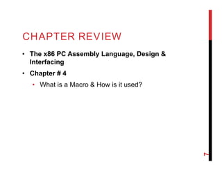 Coal 21- macro in Assembly Programming | PPT | Free Download