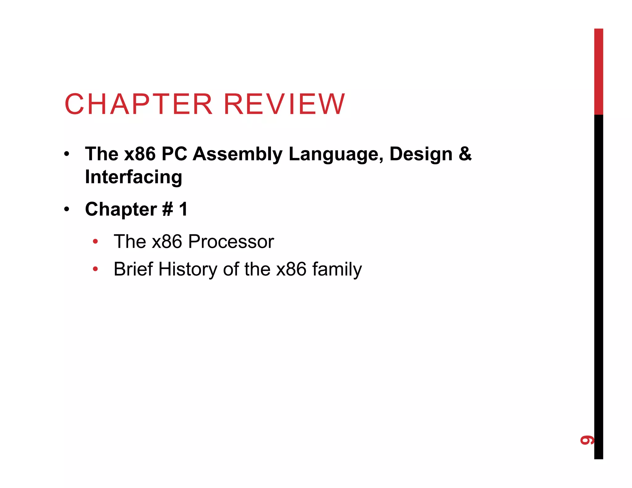 Coal 3 history of intel evolution in Assembly Programming | PDF