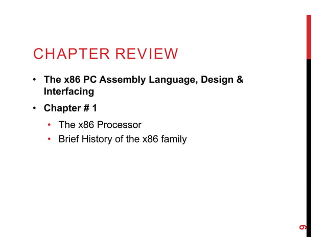 Coal 3 history of intel evolution in Assembly Programming | PDF
