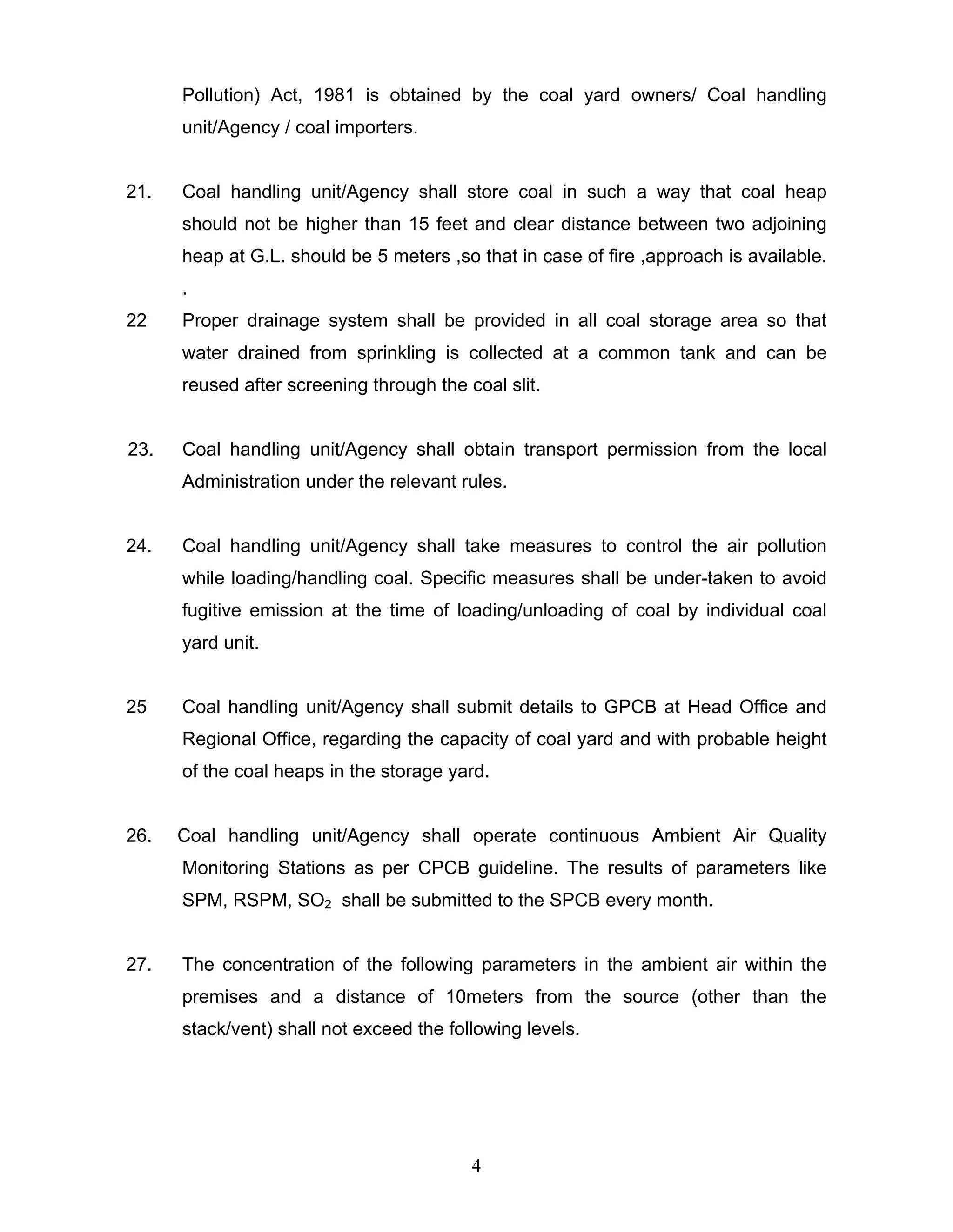 Coal handling-guidelines | PDF