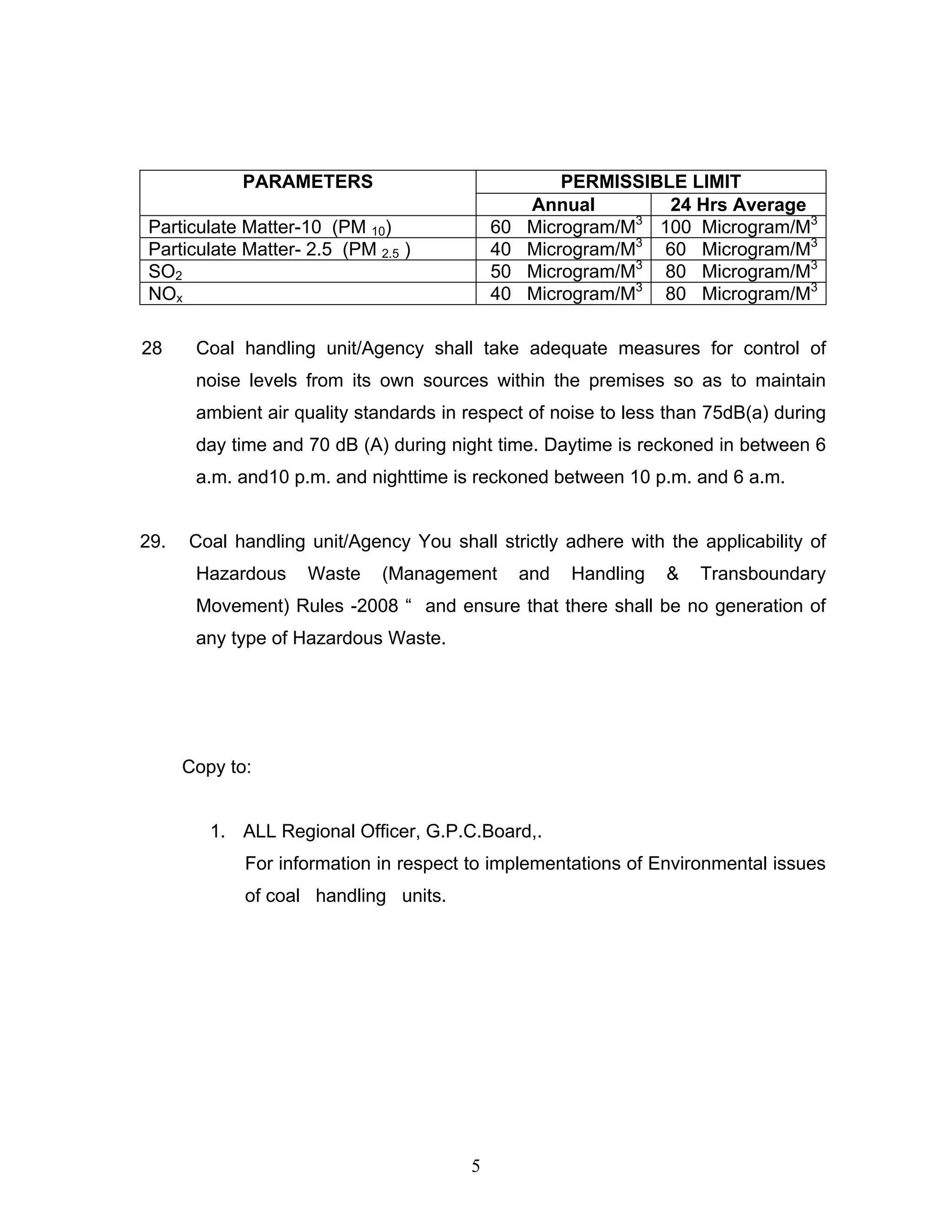 Coal handling-guidelines | PDF