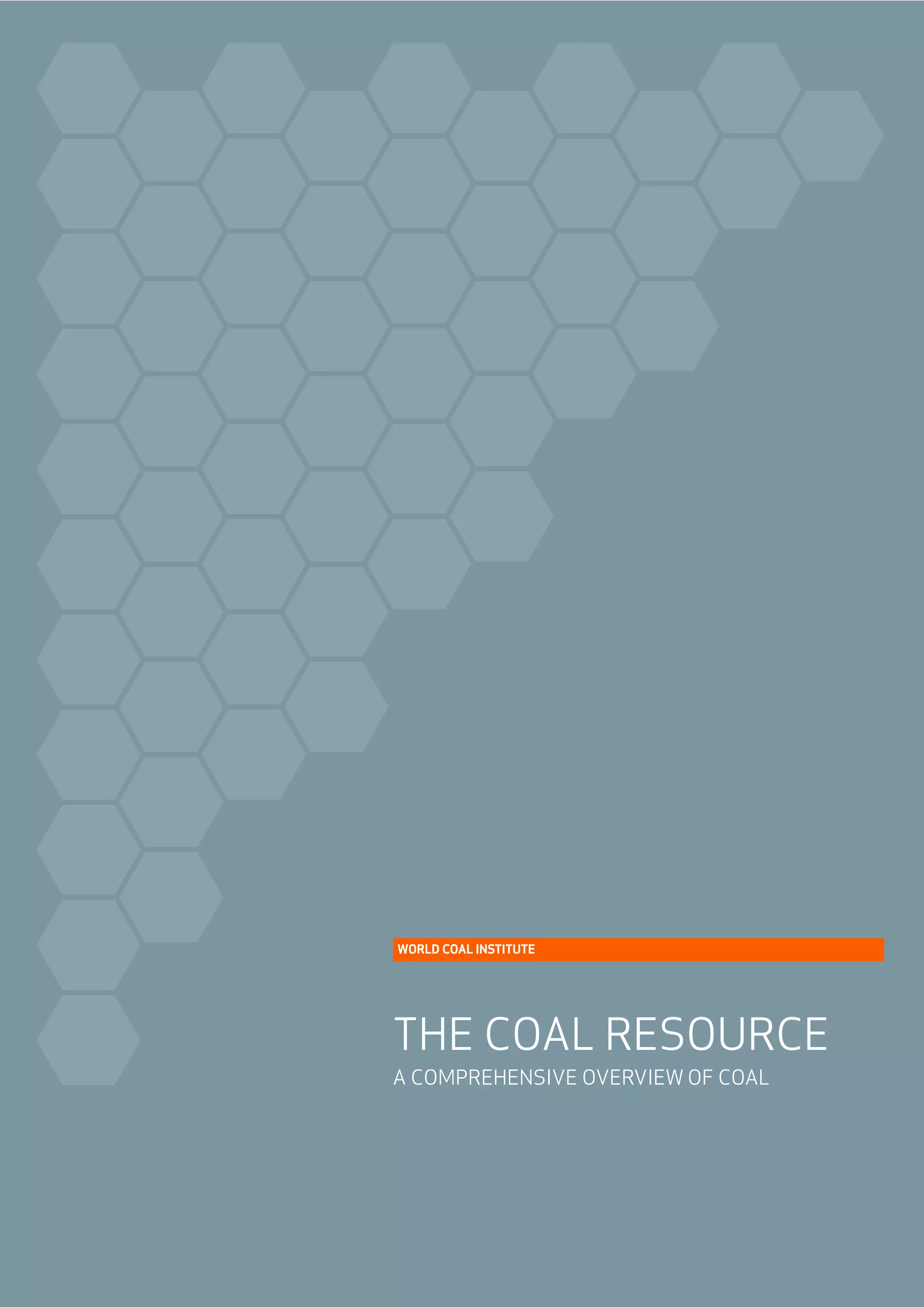 Coal resource-overview-of-world-coal-institute--report-2009 | PDF