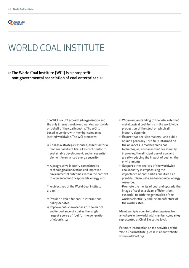 Coal resource-overview-of-world-coal-institute--report-2009 | PDF