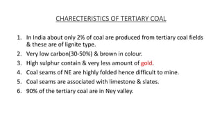 temporal and spatial distribution of coal in india | PPTX