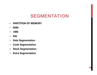 Coal7 segmentation in Assembly Programming | PPT