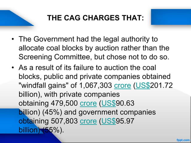 Coal allocation | PPT
