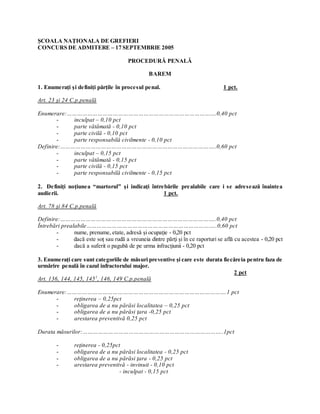 şCoala naţionala de grefieri | PDF