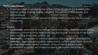Air pollution control of coal and copper mining | PDF