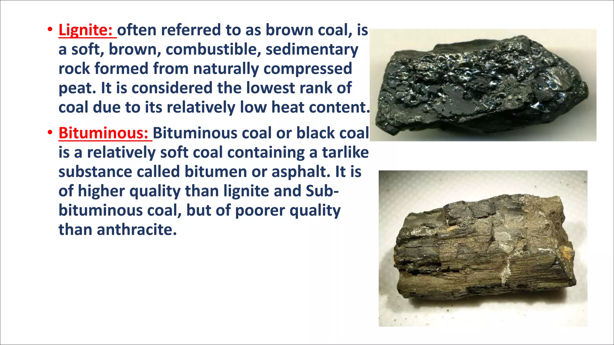 Coal and petroleum | PPTX