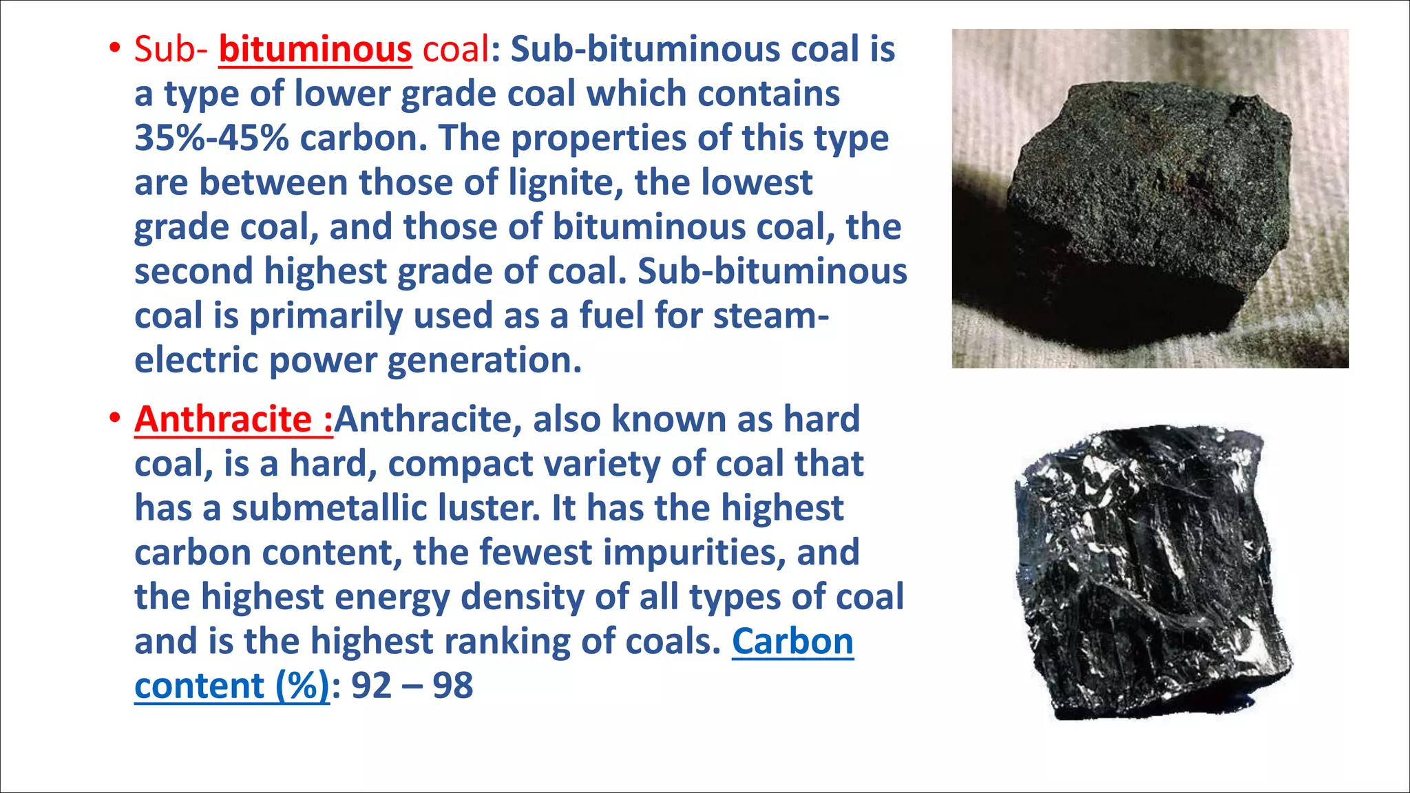 Coal and petroleum | PPTX