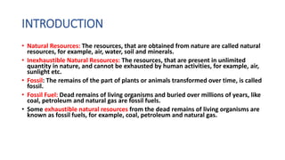Coal and petroleum | PPTX