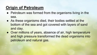 Coal and Petroleum Grade 8 CBSE | PPTX