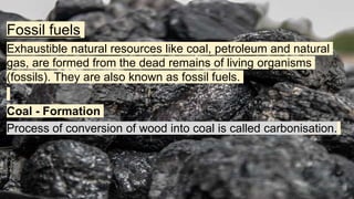 Coal and Petroleum Grade 8 CBSE | PPTX