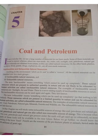 Coal And Petroleum Pdf