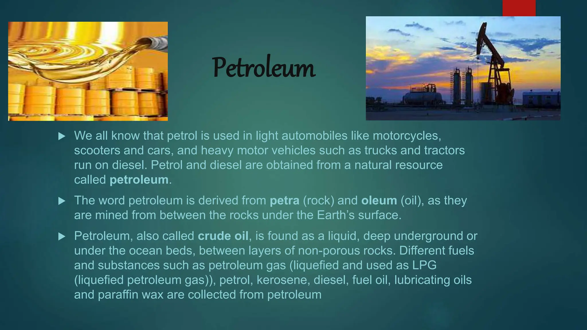 COAL AND PETROLEUM.pptx | Science