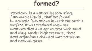 Coal and petroleum By Ayush Dabra | PPTX