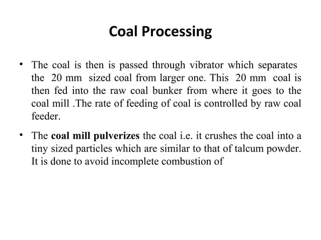 Coal based power plant | PPT