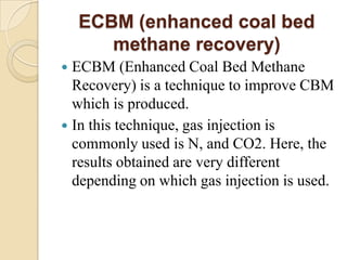 Coal bed methane | PPTX