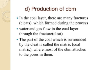 Coal bed methane | PPTX