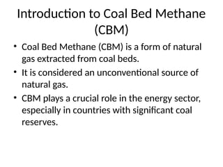 Coal Bed Methane in different Strata.pptx