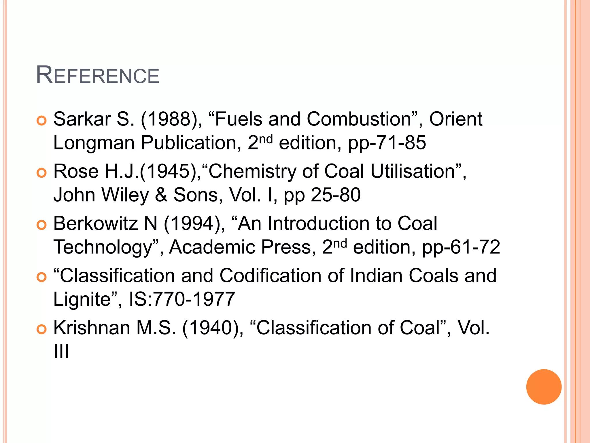Coal classification | PPTX