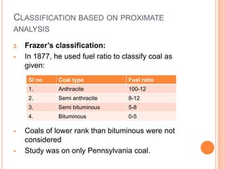 Coal classification | PPTX