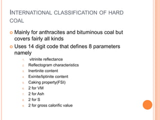 Coal classification | PPT