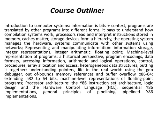 Coa Lecture 01introductionpptx Computing Technology And Computing