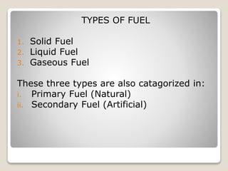 Coal, fuel and types of fuel | PPT