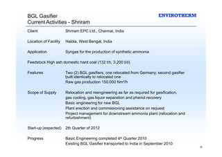 Coal Gasifier Processes | PDF