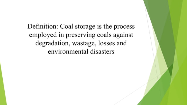 Coal handling and storage | PDF